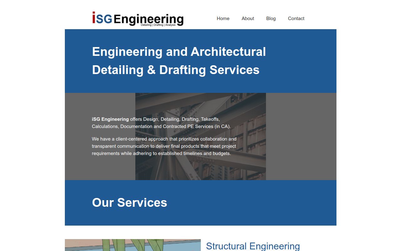 iSG Engineering - Engineering Services | Civil Engineering | Structural ...